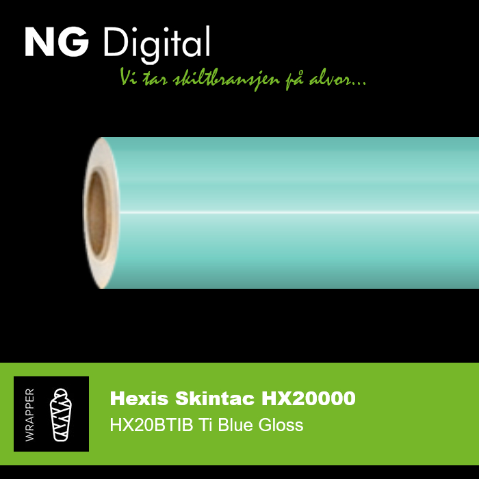HX20BTIB Ti Blue Gloss - Hexis Skintac HX20000